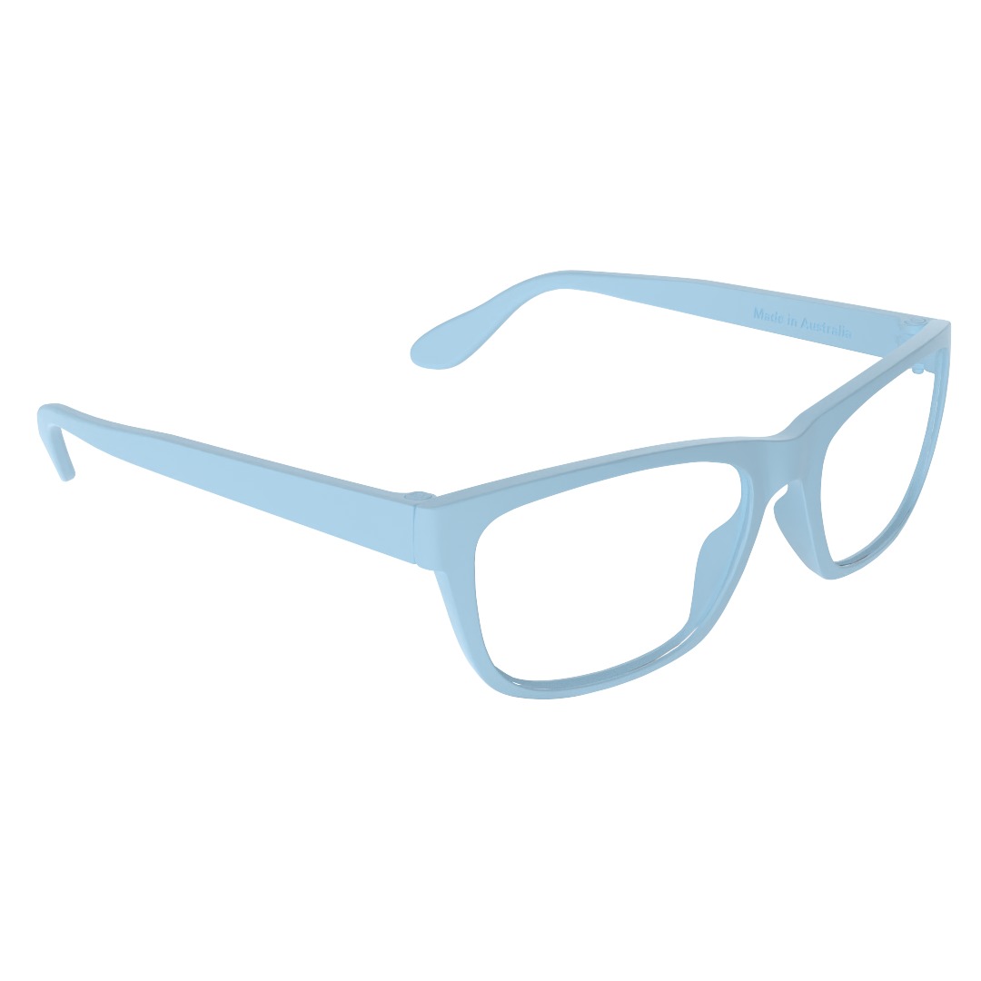 Prescription Glasses Sky Blue | Blue Glasses | Dresden Vision Australia